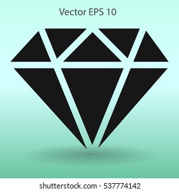 Vector Blueprint Diamond Icon Engineer Architect Stock Vector (Royalty ...
