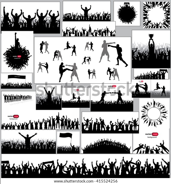 Big Fans Collection Stock Vector (Royalty Free) 415524256 | Shutterstock