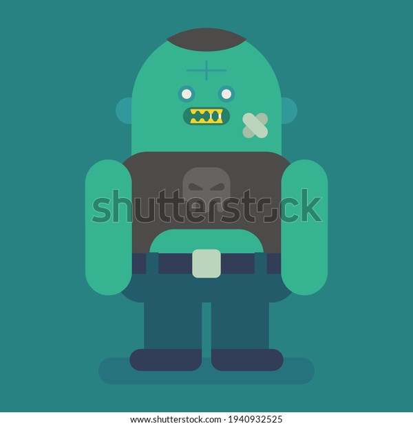 Big Fat Zombie Character Vector Character Stock Vector (Royalty Free ...