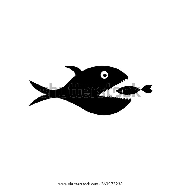 Big Fish Icon Simple Illustration Stock Vector (Royalty Free) 369973238 ...