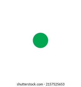 Big Green Dot Vector Isolated On Stock Vector (Royalty Free) 2157525653 ...