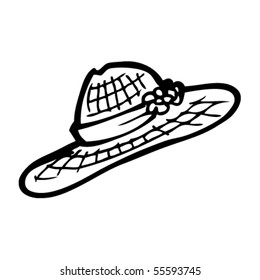 Big Hat Cartoon Stock Vector (Royalty Free) 55593745 | Shutterstock