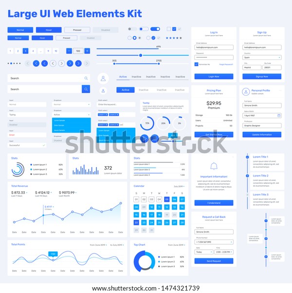 45,636 Ui Website Kit Images, Stock Photos & Vectors | Shutterstock