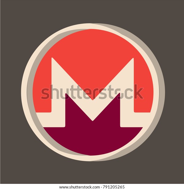 Big Monero Color Logo Vector Design Stock Vector (Royalty Free ...