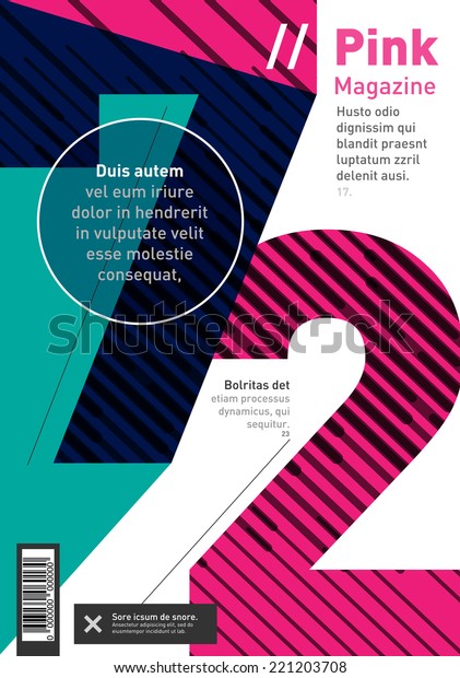 Diseño de portada de grandes números, libros y revistas