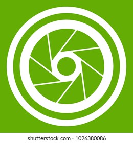 Small Objective Icon White Isolated On Stock Vector (Royalty Free ...