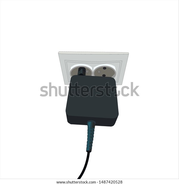Big Power Plug Wrong Set Vector: เวกเตอร์สต็อก (ปลอดค่าลิขสิทธิ์ ...