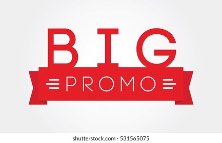 Big Promo Tag Label Stock Vector (Royalty Free) 531565075
