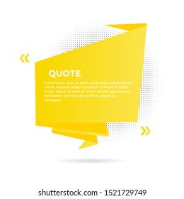 Big Ribbon Quote Text Space Vector Stock Vector (Royalty Free ...