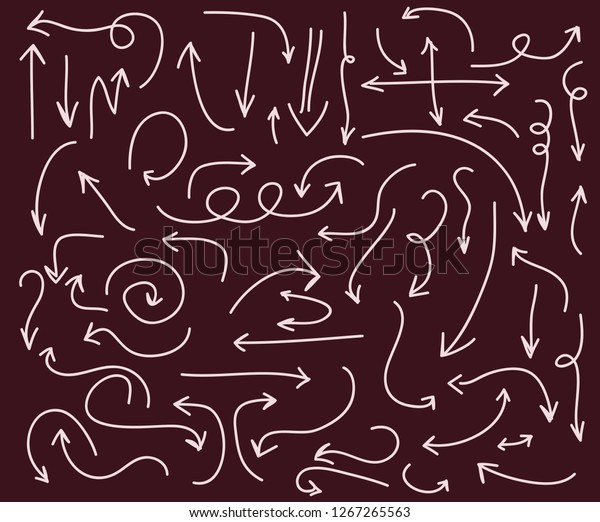 Big Set Vector Arrows Signs Symbols 스톡 벡터(로열티 프리) 1267265563 | Shutterstock
