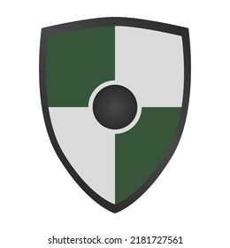 Big Shield Knight Weapon Vector Illustration: เวกเตอร์สต็อก (ปลอดค่า ...