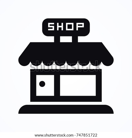 Big Shop Icon Vector de stock (libre de regalías)747851722; Shutterstock