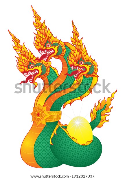 Big Snake Dragon Asian Stock Vector (Royalty Free) 1912827037 ...