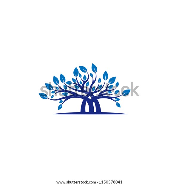Big Tree Logo Leaves Arch Tree Stock Vector (Royalty Free) 1150578041 ...