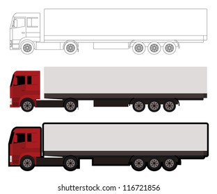 3,456 Lorry line drawing Images, Stock Photos & Vectors | Shutterstock