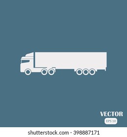 Big Truck Icon Stock Vector (Royalty Free) 398887171 | Shutterstock