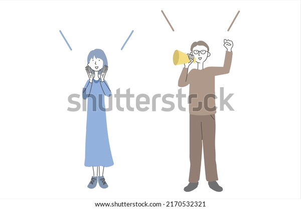 Big Voice People Color Vector Stock Vector (Royalty Free) 2170532321 ...