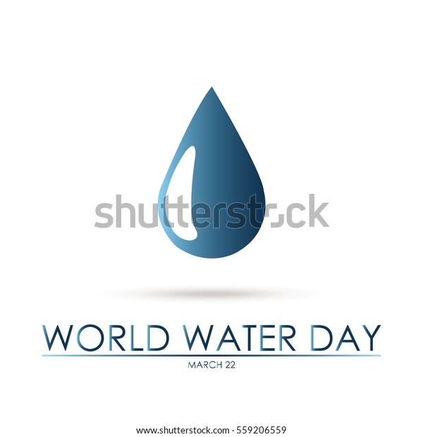 Big Water Drop Over White Background Stock Vector (Royalty Free ...