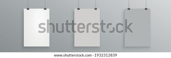 Big White Banner Background Template Illustration Stock Vector (Royalty ...