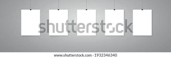 Big White Banner Background Template Illustration Stock Vector (Royalty ...