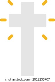 Big White Cross Illustration Vector On Stock Vector (Royalty Free ...
