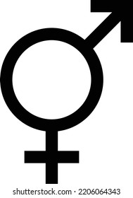 Bigender Icon Symbol Logo Stock Vector (Royalty Free) 2206064343 ...