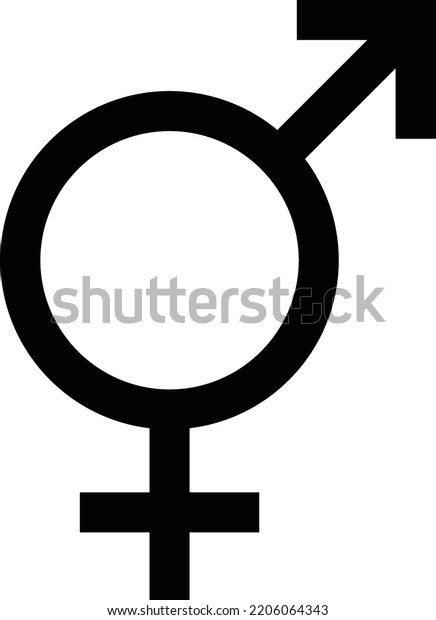 Bigender Icon Symbol Logo Stock Vector (Royalty Free) 2206064343 ...