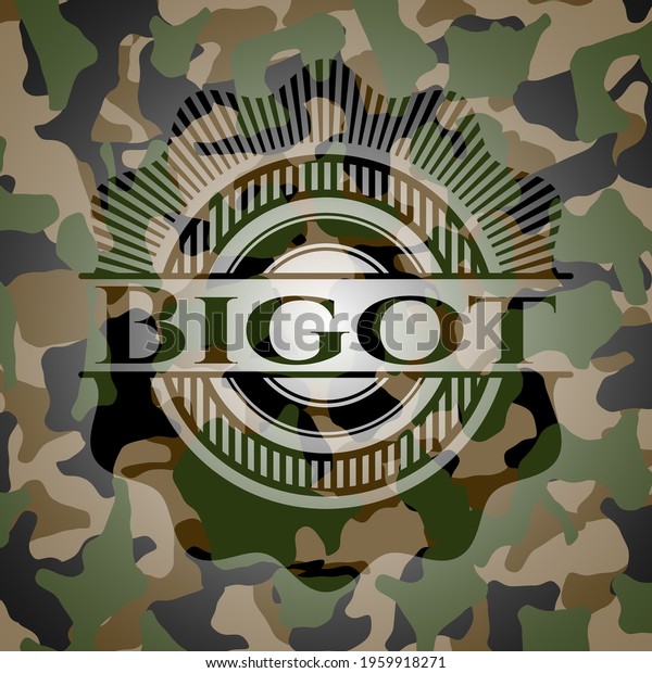 Bigot Camo Emblem Vector Illustration Detailed Stock Vector (Royalty ...