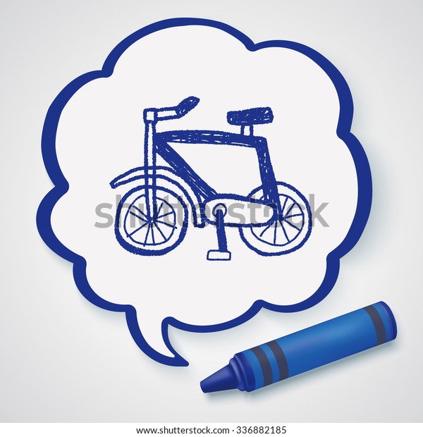 Bike Doodle Stock Vector (Royalty Free) 336882185 | Shutterstock