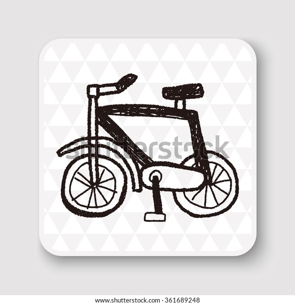 Bike Doodle Stock Vector (Royalty Free) 361689248 | Shutterstock