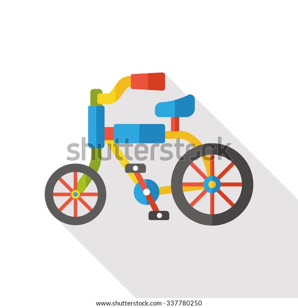 Bike Flat Icon Stock Vector (Royalty Free) 337780250 | Shutterstock