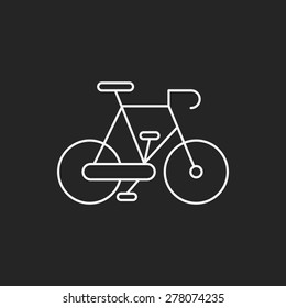 Bike Line Icon Stock Vector (Royalty Free) 278074235 | Shutterstock