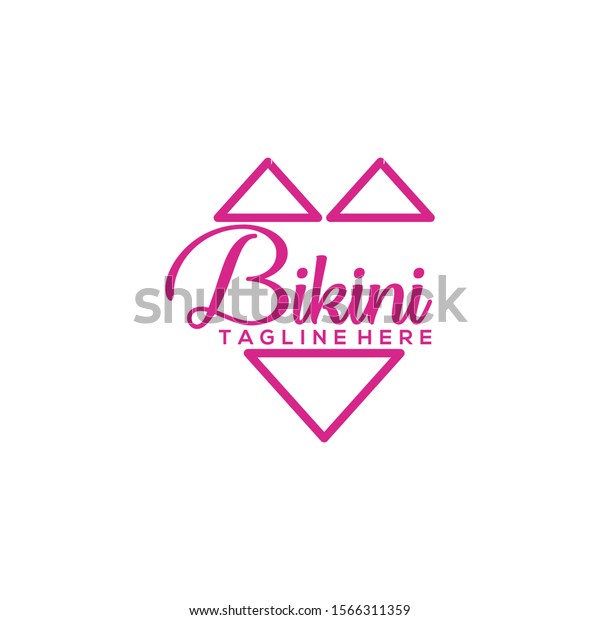 Bikini Logos Vector Image Swimsuit Logo : image vectorielle de stock ...
