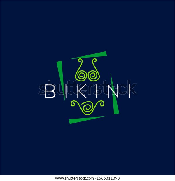 Bikini Logos Vector Image Swimsuit Logo: เวกเตอร์สต็อก (ปลอดค่า ...