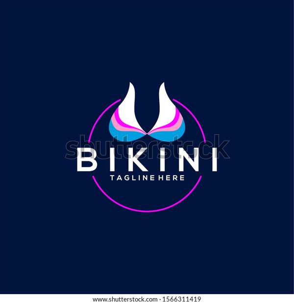 「Bikini Logos Vector Image Swimsuit Logo」のベクター画像素材（ロイヤリティフリー） 1566311419