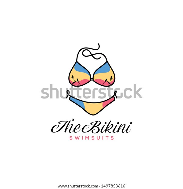 Bikini Wear Logo Design Vector Stock Vector (Royalty Free) 1497853616 ...