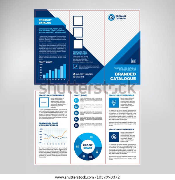 Bilateral Design Booklet Leaflet A4 Template Stock Vector (Royalty Free ...