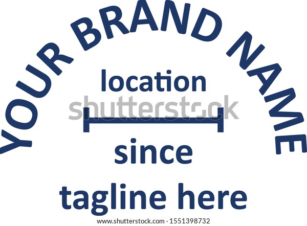 Billboard Brand Logo Vector Design Stock Vector (Royalty Free ...