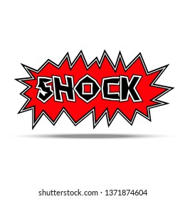 Billboard Word Shock Cloud On White Stock Vector (Royalty Free ...