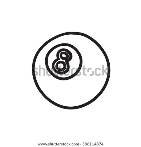 8 Ball Drawing | Free download on ClipArtMag