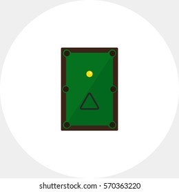Billiard Table Icon Stock Vector (Royalty Free) 376393417