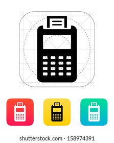 Billing Machine Icon Vector Illustration Stock Vector (Royalty Free ...