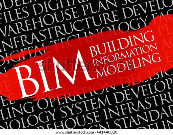 Bim Building Information Modeling Word Cloud Stock Vector (Royalty Free ...