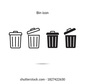 Bin Icon Vector Illustration Graphic On Stock Vector (Royalty Free ...
