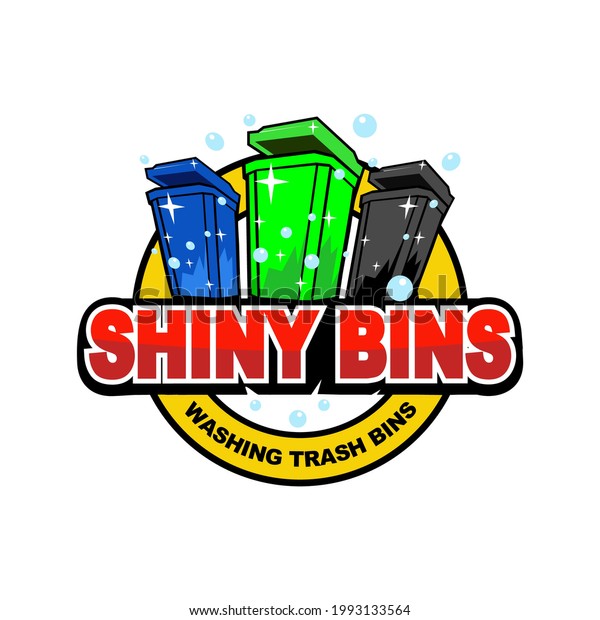 Bin Service Logo Vector Modern Illustration Stock Vector (Royalty Free ...