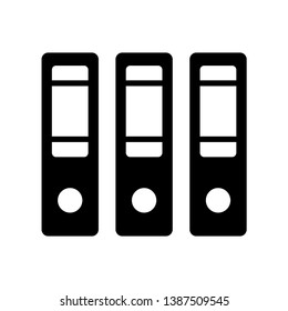 Binder Icon Vector Illustration Logo Template Stock Vector (Royalty ...