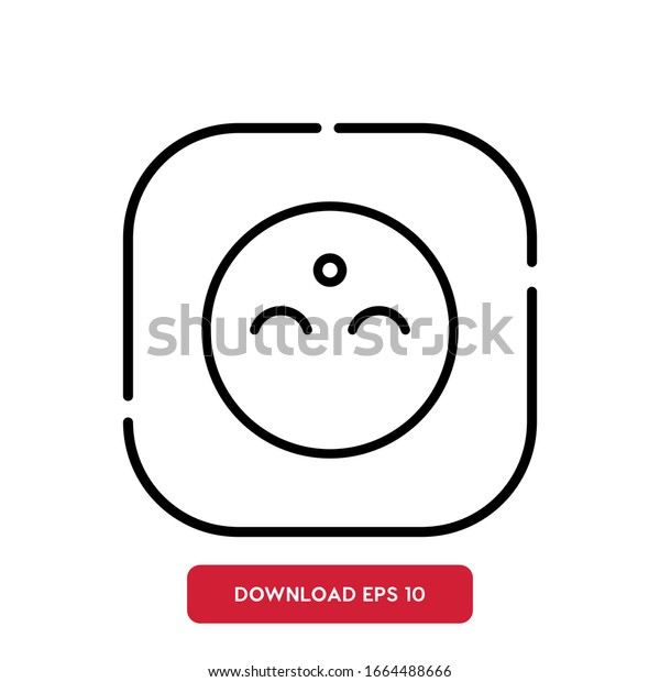 Bindi Symbol Yoga Class Outline Vector Stock Vector (Royalty Free ...