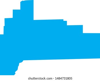 Bingham County Map State Idaho Stock Vector (Royalty Free) 1484731805 ...
