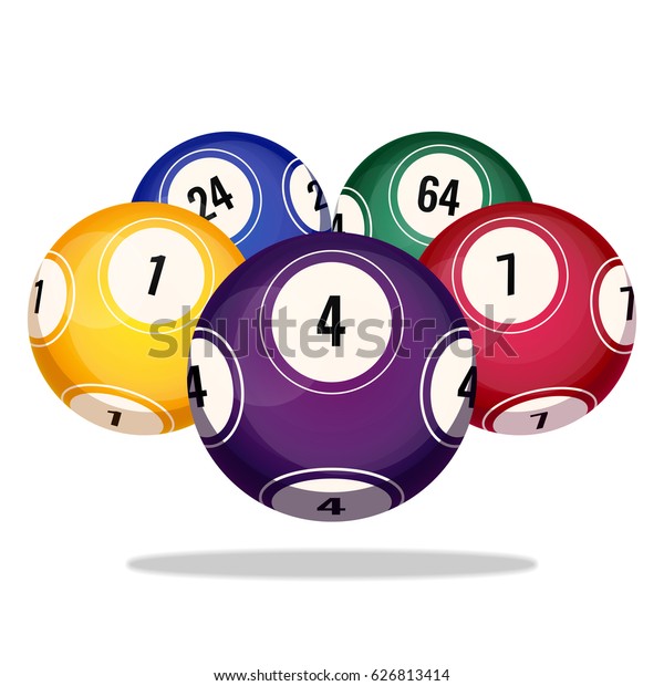 Bingo Balls Icons Realistic Vector Illustration Stock Vector (Royalty ...