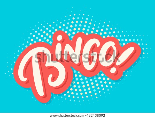 Bingo Lettering Stock Vector (Royalty Free) 482438092